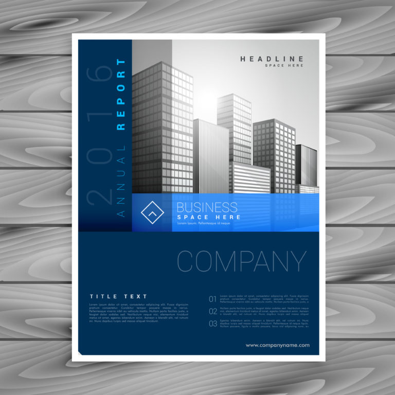 Brochure Template Blue (11) - TEMPLATES EXAMPLE | TEMPLATES EXAMPLE