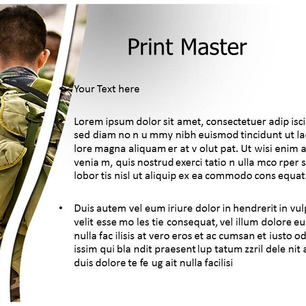 Powerpoint Templates Army 8 Templates Example Templates Example