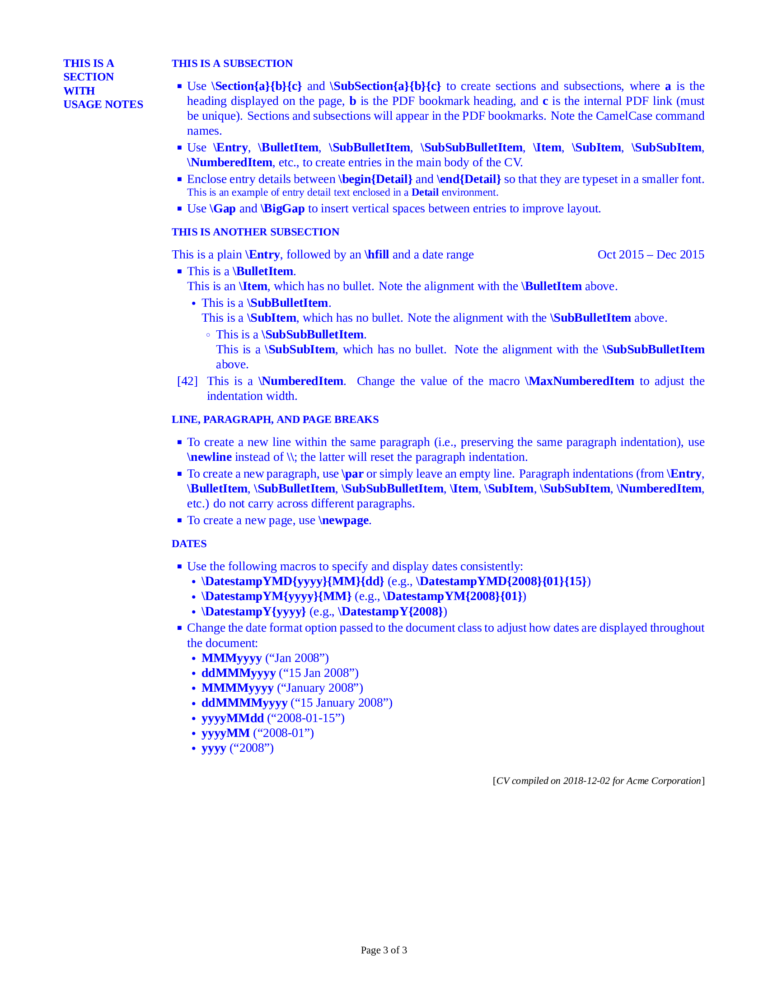 Resume Templates Github (6) - TEMPLATES EXAMPLE | TEMPLATES EXAMPLE