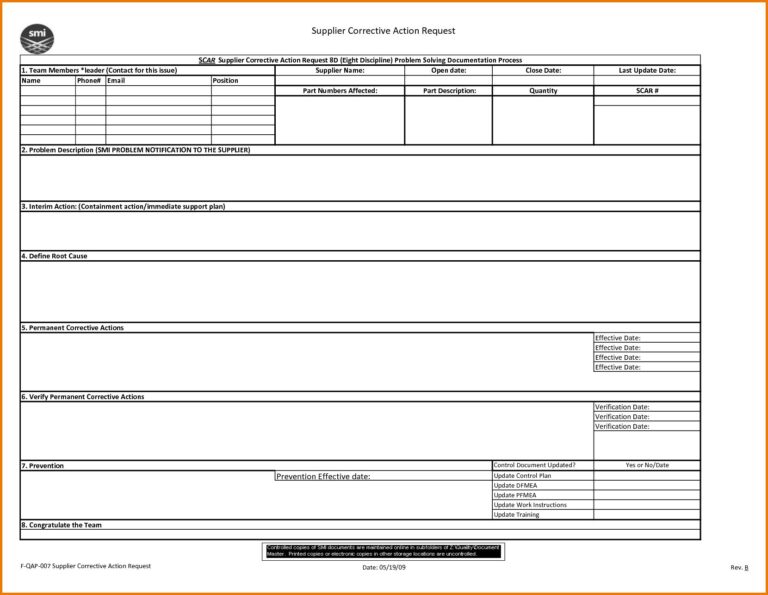 8d Report Template Excel Download (3) - TEMPLATES EXAMPLE | TEMPLATES ...