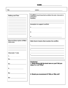 Book Report Template For 9th Graders (1) - TEMPLATES EXAMPLE ...