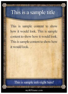 D&D Card Templates (1) - TEMPLATES EXAMPLE | TEMPLATES EXAMPLE