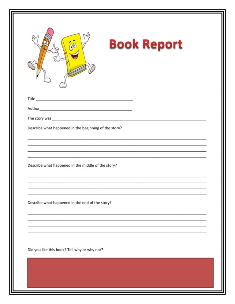 Grade 9 Book Report Template (4) - TEMPLATES EXAMPLE | TEMPLATES EXAMPLE