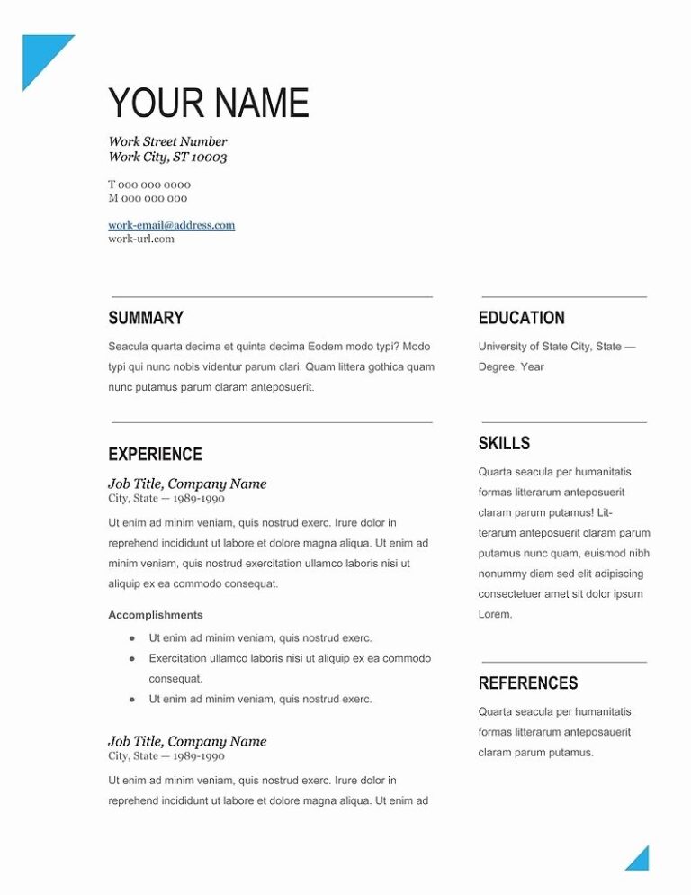 Resume Templates Editable (4) - TEMPLATES EXAMPLE | TEMPLATES EXAMPLE