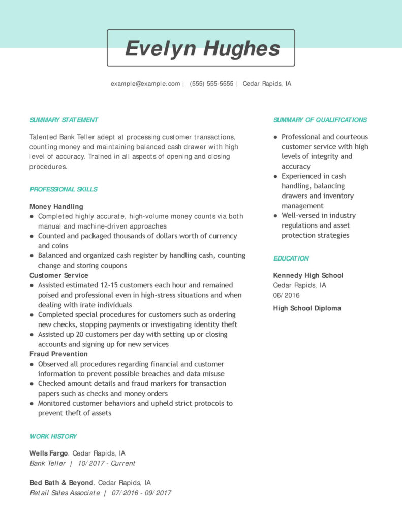 Resume Templates Skills Based (4) - TEMPLATES EXAMPLE | TEMPLATES EXAMPLE