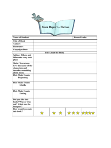 Book Report Template 6th Grade Pdf (3) - TEMPLATES EXAMPLE | TEMPLATES ...