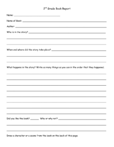 Book Report Template 6th Grade Pdf (7) - TEMPLATES EXAMPLE | TEMPLATES ...