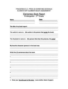 Book Report Template 6th Grade Printable (4) - TEMPLATES EXAMPLE ...
