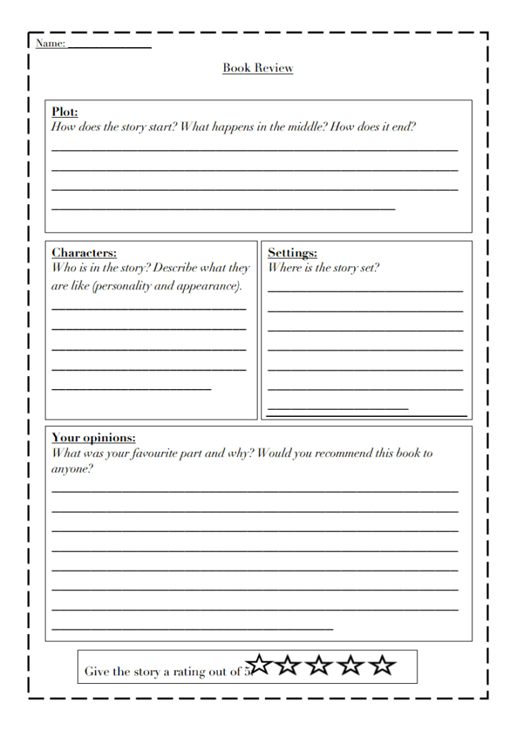 Book Report Template 7th Grade Pdf (4) - TEMPLATES EXAMPLE | TEMPLATES ...