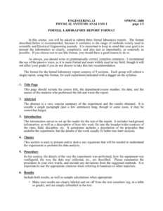 Grade 6 Lab Report Template (1) - TEMPLATES EXAMPLE | TEMPLATES EXAMPLE