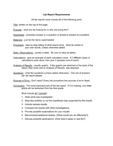 Grade 6 Lab Report Template (2) - TEMPLATES EXAMPLE | TEMPLATES EXAMPLE