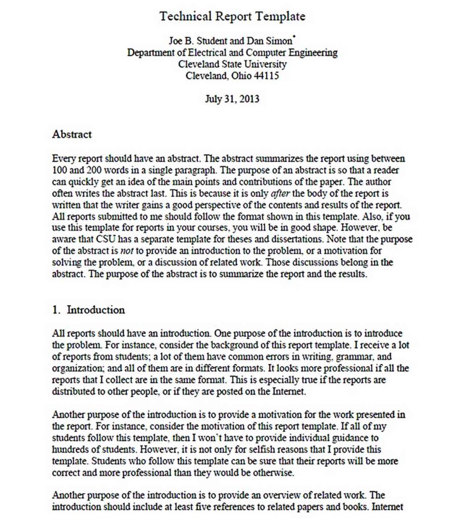 Report Template Engineering (2) - TEMPLATES EXAMPLE | TEMPLATES EXAMPLE