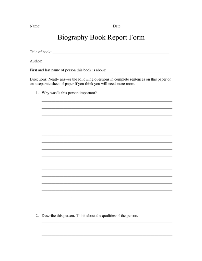 Animal Report Template 5th Grade (1) - TEMPLATES EXAMPLE | TEMPLATES ...