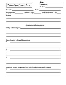 Book Report Template 5th Grade Pdf (12) - TEMPLATES EXAMPLE | TEMPLATES ...