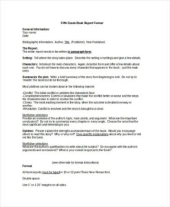Book Report Template 5th Grade Pdf (6) - TEMPLATES EXAMPLE | TEMPLATES ...