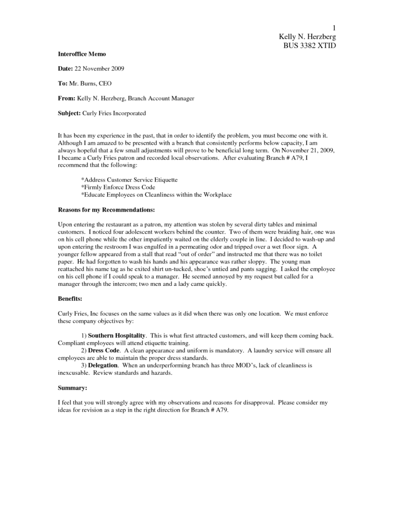 Report Recommendation Template (2) - TEMPLATES EXAMPLE | TEMPLATES EXAMPLE