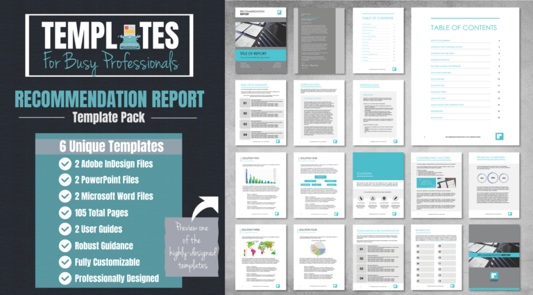 Report Recommendation Template (3) - TEMPLATES EXAMPLE | TEMPLATES EXAMPLE