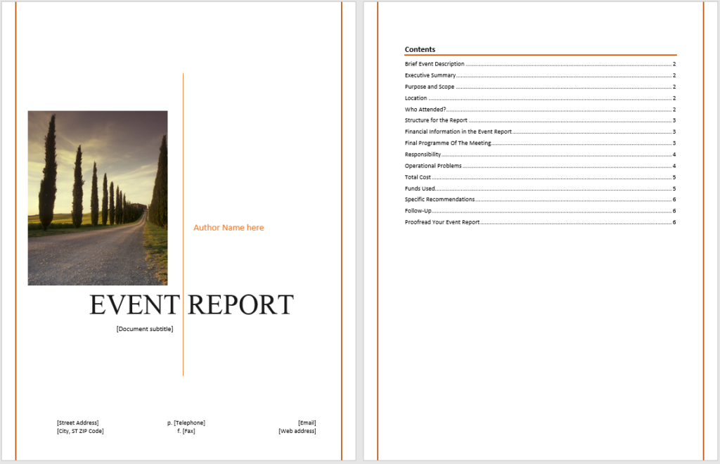 Report Template Microsoft Word - TEMPLATES EXAMPLE | TEMPLATES EXAMPLE