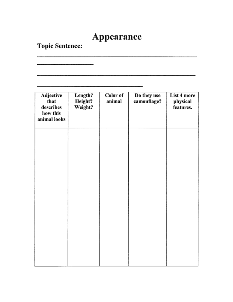 Animal Report Template 3rd Grade Pdf (3) - TEMPLATES EXAMPLE ...