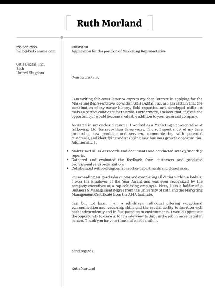 Report Letter Template (6) - TEMPLATES EXAMPLE | TEMPLATES EXAMPLE