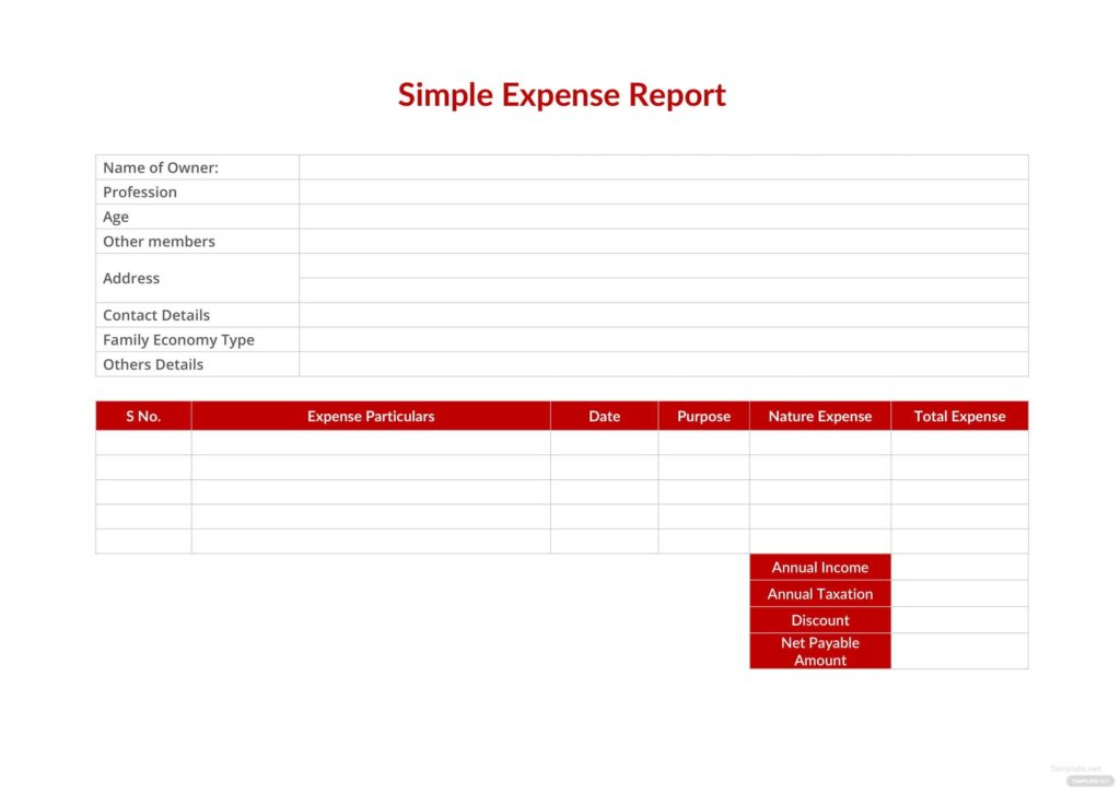 Report Template Simple - TEMPLATES EXAMPLE | TEMPLATES EXAMPLE